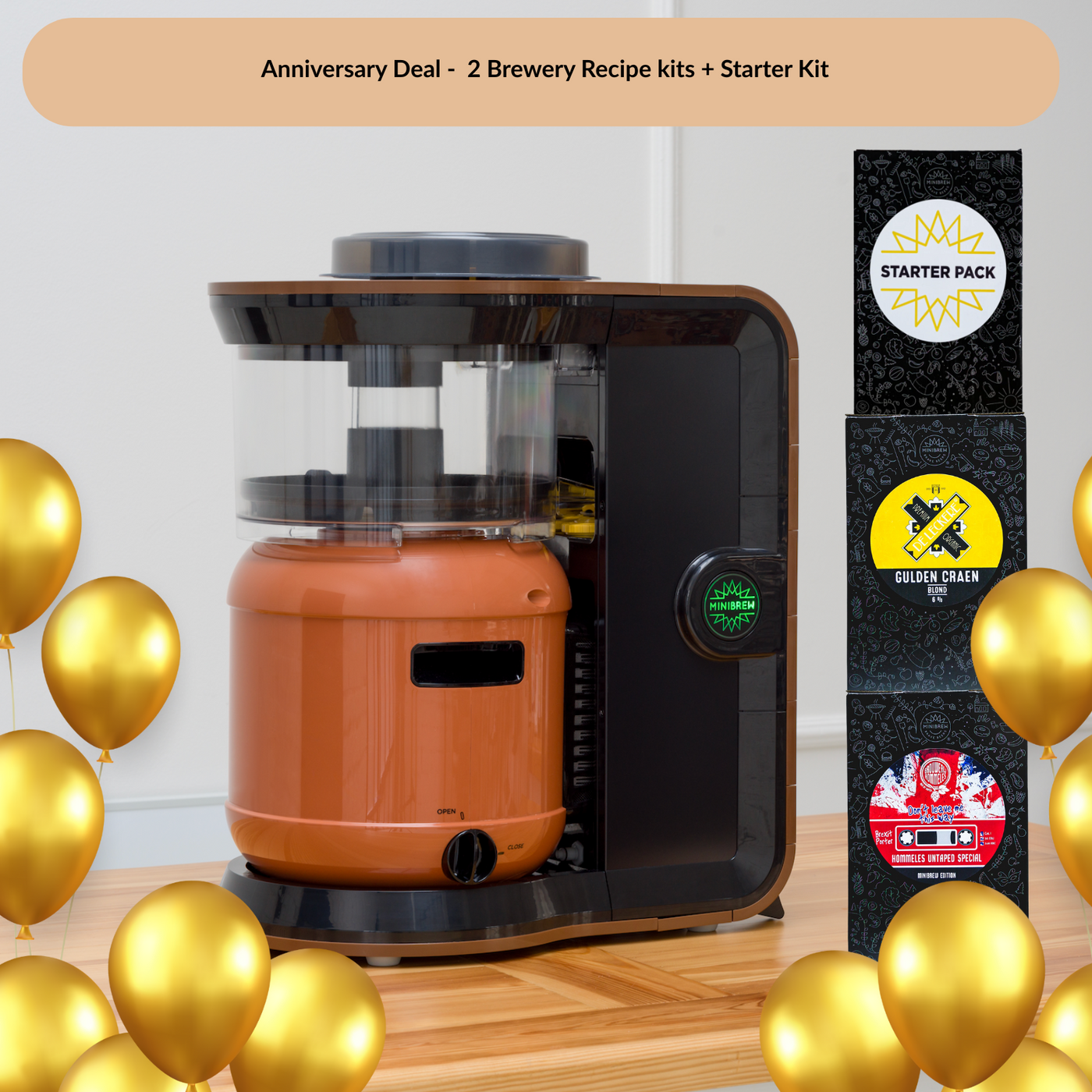 MiniBrew Craft Gen 3 | Home Brewing System with 1–3 Kegs