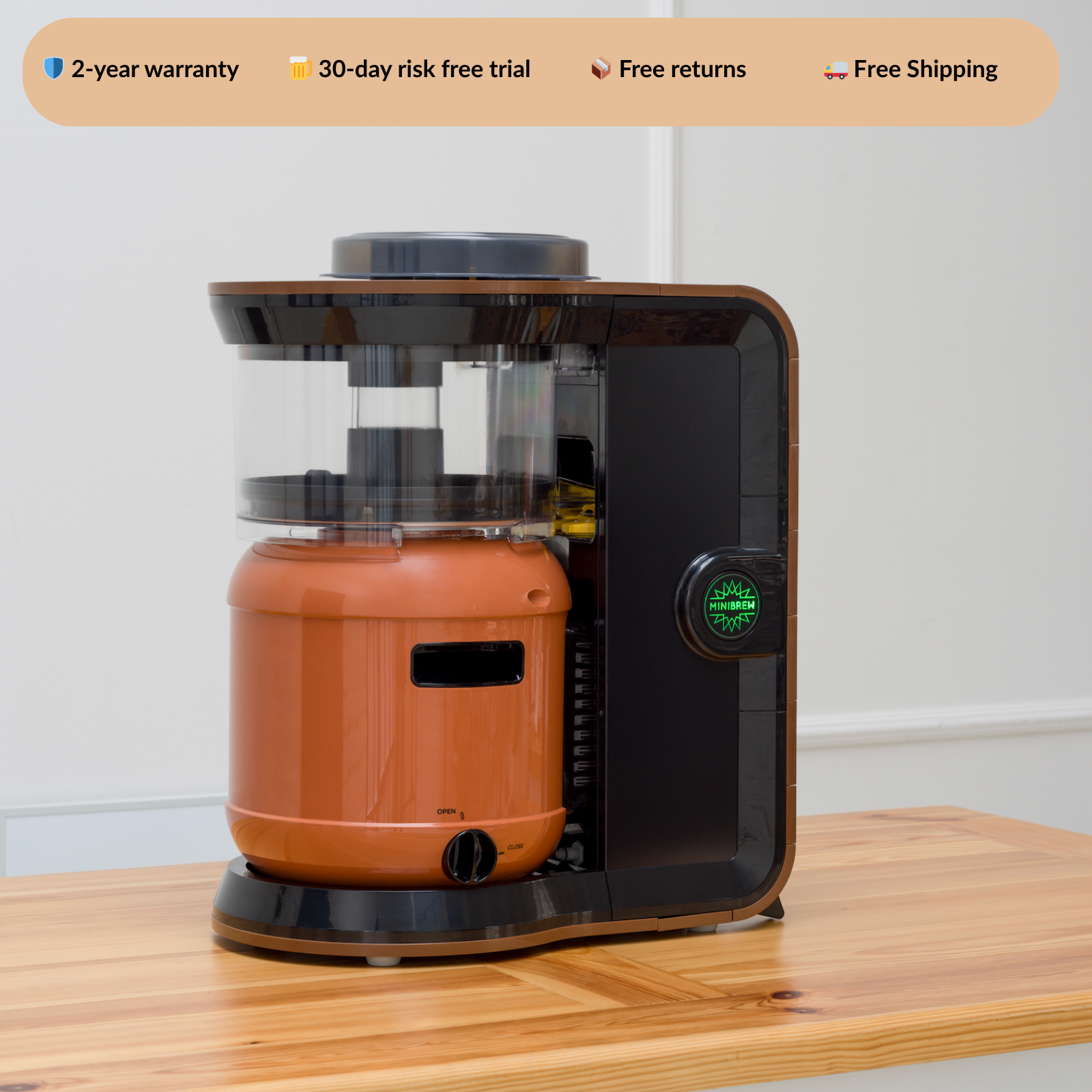 MiniBrew Craft Gen 3 | Home Brewing System with 1–3 Kegs